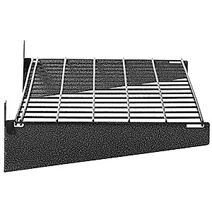 Hyloft 45-Inch X 15-Inch Steel Wall Shelf Storage Rack for Garage, Low-Profile Brackets, Max Shelf Load 200 Pounds, Hammertone, 2-Pack