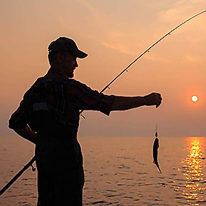 Cadence Essence Spinning Rod, Strong & Lightweight 24-Ton Graphite Rod, Stainless Steel Guides with SIC Inserts, Freshwater or Saltwater, Extremely Sensitive Spinning Rod