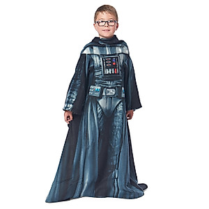 Northwest Comfy Throw Blanket with Sleeves, Youth-48 x 48 in, Being Darth Vader