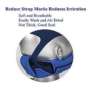 CPAP Neck Pads Headgear Strap Covers - for Most CPAP Full Face & Nasal Mask Headgear Straps Comfortbale Breathable