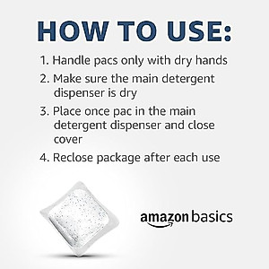 Amazon Basics Dishwasher Detergent Pacs, Fresh Scent, 85 Count (Previously Solimo)
