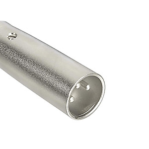 Amazon Basics XLR Male to 1/4 Inch TRS Adapter, silver