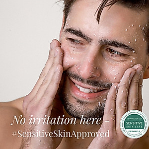 MOTHER MADE Exfoliating Vegan Facial Peeling Gel with Green Tea, Vitamin E, Hyaluronic Acid, 3.38 fl. oz.| Gentle Natural Face Scrub Exfoliator, Cleansing, Physical Peel, Korean Skincare