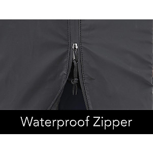 Covermates Upright Ping Pong Table Cover - Indoor/Outdoor Tennis Covers, Heavy Duty Water-Resistant for Foldable Kettler Table, Classic 12-Guage Vinyl, 60W x 28D x 60H, Black