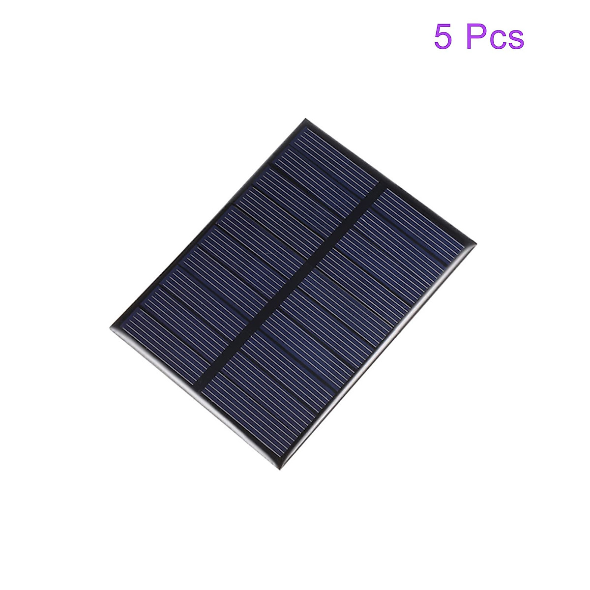 DMiotech 5 Pack 5V 1.2W 110mm x 69mm Mini Solar Panel Cell for DIY Electric Power Project