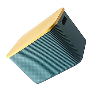 Ciieeo Plastic Organizer Bin 1pc Color Matching Storage Box Storage Bins for Clothes Blue Box Storage Bins Dirty Sundry Container Sundry Box Large Storage Box