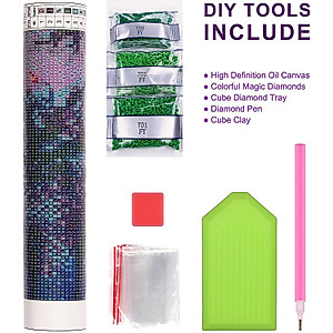 GemZono Jesus Diamond Art Painting Kits for Adults - Full Drill Diamond Dots Paintings for Beginners 5D Paint with Diamonds Pictures Gem Art Painting Kits DIY Adult Crafts 12x16inch