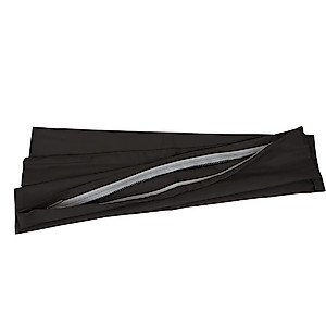 uwkcy Standard Pillow Cases, 100% Egyptian Cotton Pillowcases with Hidden Zipper, 500 Thread Count, Zippered Pillow Covers,Set of 2 (20x26 Inch, Black)