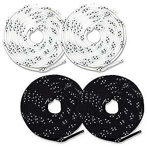 Franklin Sports Sports (200) 42092z 108 Non Waxed Laces, White/Black