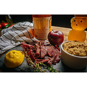 Glenwood Snacks Beef Jerky Sweet Bourbon 9 Ounce Resealable Bag - Moist & Tender Beef Jerky, Gluten-Free Jerky, Made in the USA