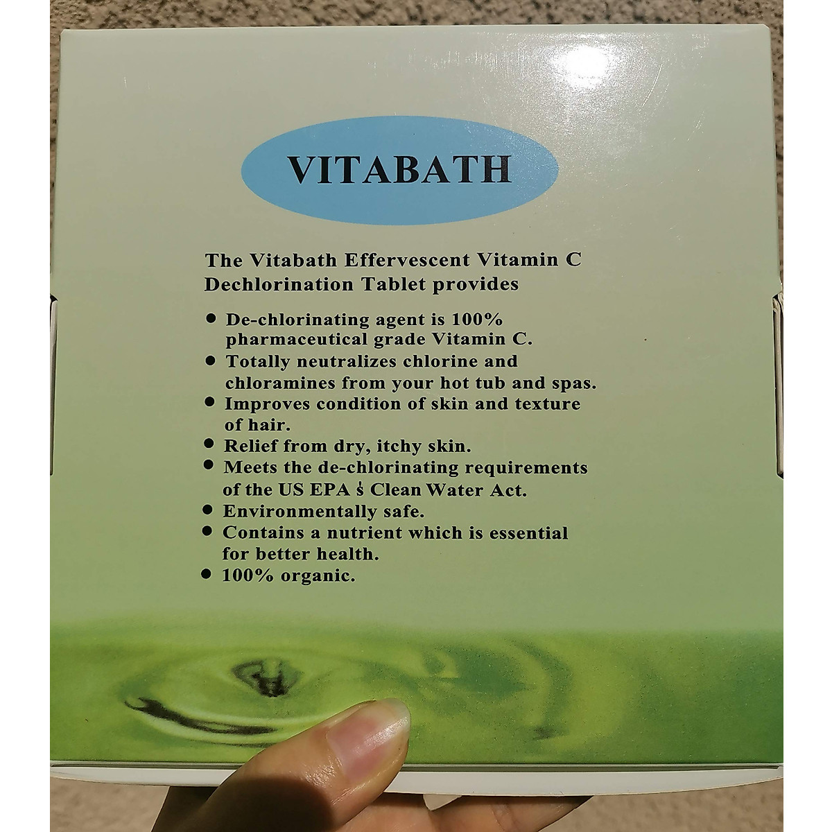 LIFEES BATH Dechlorination Tablets Vitamin C Effervescent, Pool, Shower 20tablets (5)