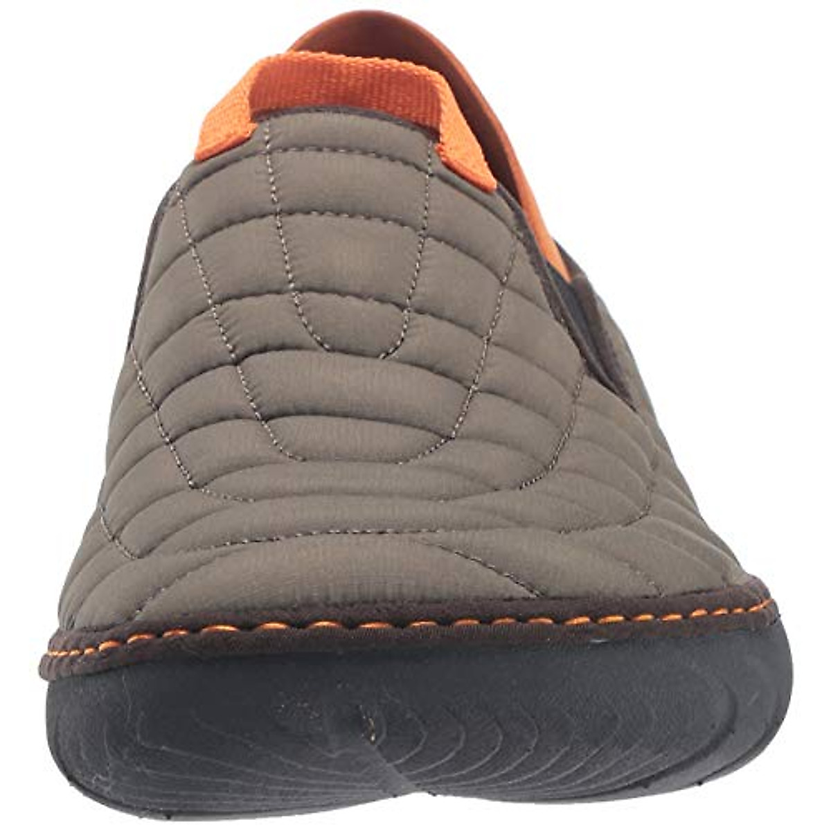 Merrell mens Hut Moccasin, Olive, 9 US