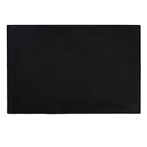FONEYI Indoor Door Mat, Front Door Rug 24"x36" Non Slip Rubber Backing Door Mats, Low-Profile Absorbent Resist Dirt Entrance Mat Inside Floor Mats for Entryway, Machine Washable Dog door mat, Black