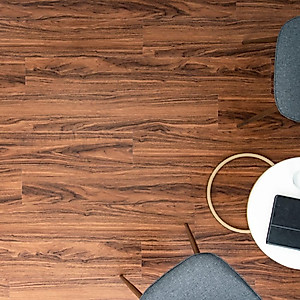 Bestlaminate Vinduri Peruvian Cherry 4.5mm - 12 mil Wear Layer- Underlayment Attached - Luxury SPC Vinyl Plank [Sample], Red