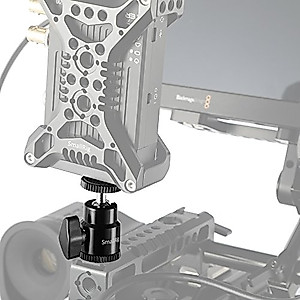 SmallRig 1/4" Camera Hot Shoe Mount, Ballhead Tripod with Additional 1/4" Screw, 2pcs Pack - 2059