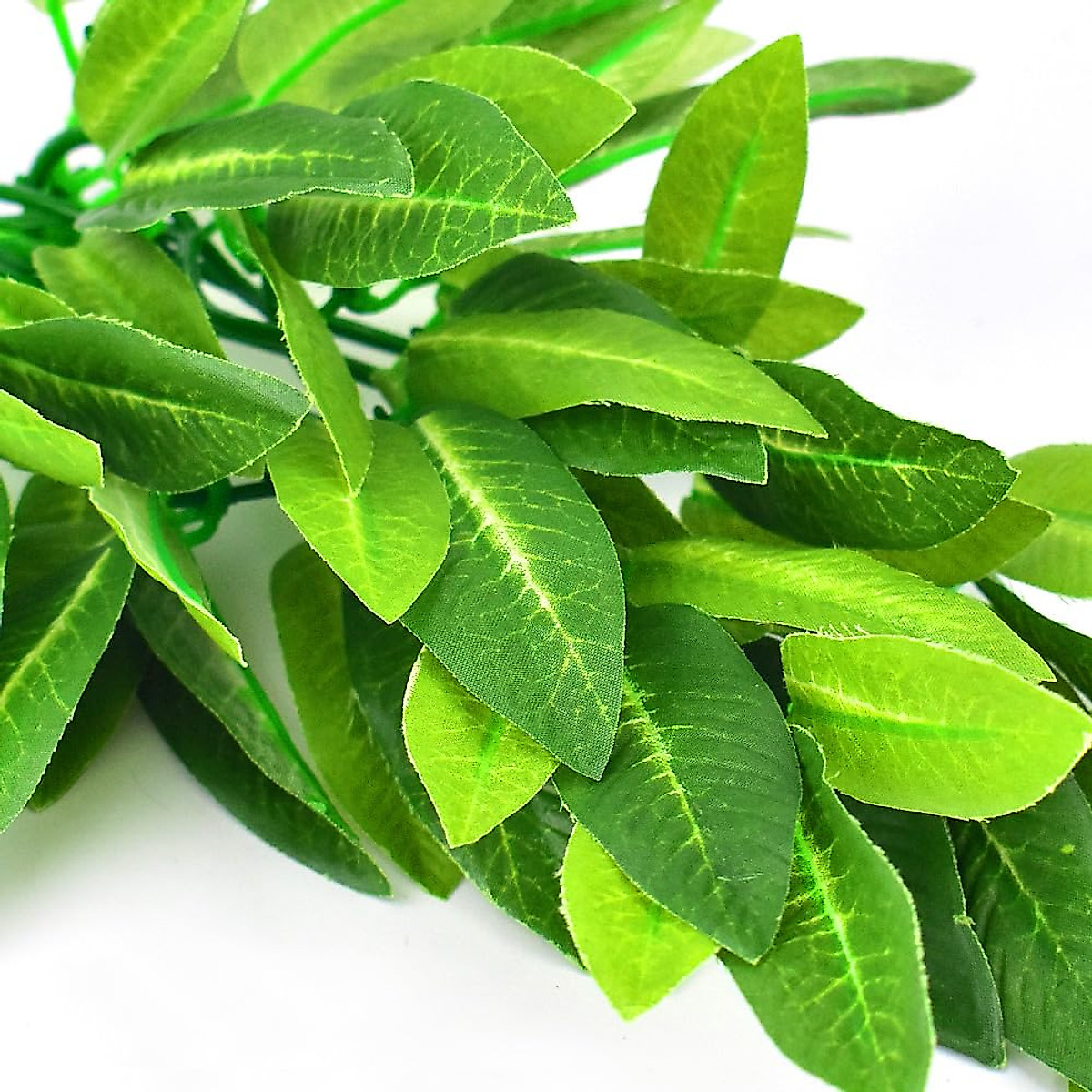 KATUMO Reptile Plants, 3 PCS Amphibian Hanging Plants with Suction Cup for Lizards, Geckos, Bearded Dragons, Snake, Hermit Crab Tank Pets Habitat Decorations