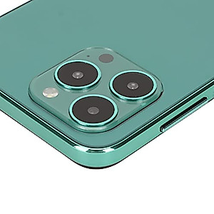 ciciglow 6.1in 3G Mobile Phone, i14 Pro Max Cheap Smartphone, 4GB RAM 32GB ROM, 8MP 16MP Camera, Face ID, for Android 11, 6800mAh, Bluetooth WiFi FM, Dual SIM (Green)(US)