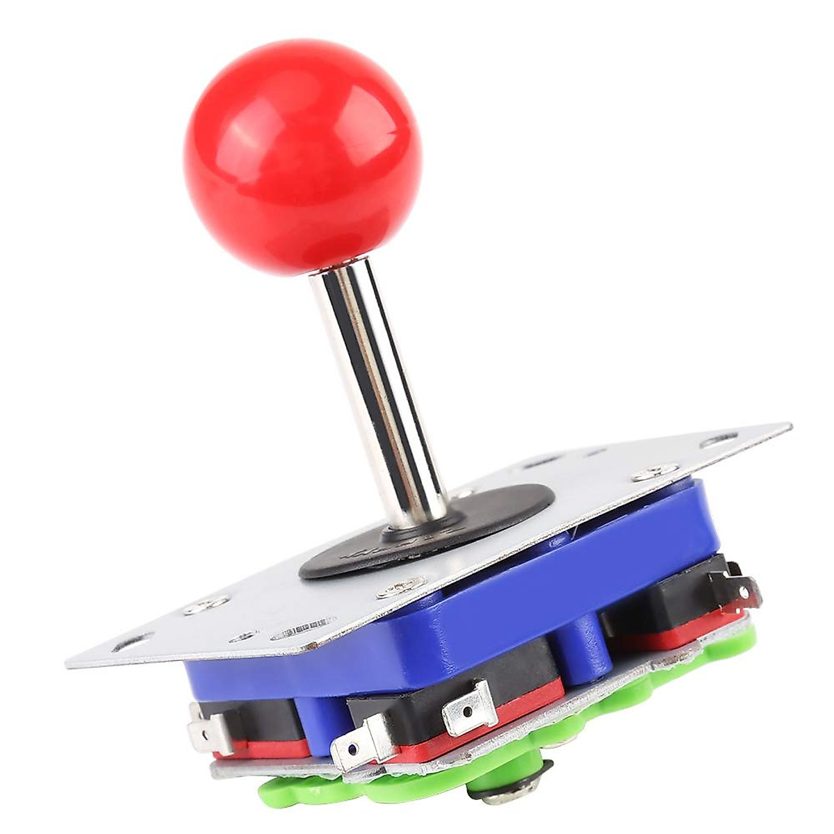 GLOGLOW Joystick, 1 pcs Adjustable Classic Competition Long Handle Joystick 2/4/8 Way Game Joystick Ball Gaming Cabinet Accessories [video