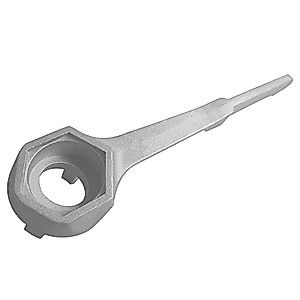 NACHEE Aluminum Drum Wrench, Drum Plug Bung Wrench for Opening 10 15 20 30 50 55 Gallon Drum, Fits 2 in and 3/4 in Bung Caps