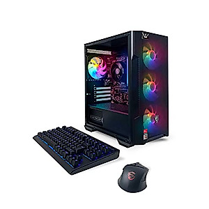 Pc NSX Raptor Gamers Desktop Gaming (AMD Ryzen 7 5700G 4.6GHz NVIDIA, 16GB 2 * 8 GB DDR4 3600, 512Gb M2 NVME SSD, RGB Fans, Windows 11 Home, WiFi Ready, Mouse and Keyboard)