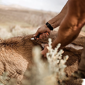 Lancergear Hunting Knife, Skinning Knife, Outdoor Pocket knives with Replaceable 3.5'' Blades, Deer knife, Folding Double-Blade Knife