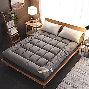 LUIVZD Memory Foam Mattress Futon Matress, Extra Thick Futon Mattress, Japanese Futon Floor Mattress, Roll Up Mattress Tatami Mat, for Home Dormitory (Color : A, Size : 150 * 200cm)