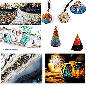 Bairdish Pink vitreous Block Colourful Glitter Sprinkles 2-4mm Crushed Glass Artificial gems Blunt Permanent Non-Fading Non-Toxic Cement Casting Resin Mold Filler(100g)