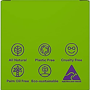 Beauty and the Bees Eco-Friendly Apple Cider Vinegar SHAMPOO BAR Hair Tonic Best For Oily Hair | ACV for Dandruff & Dry Itchy Scalp | Organic Ingredients - Sulfate & Paraben Free