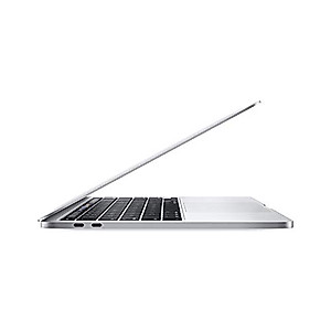 2020 Apple MacBook Pro with 2.0GHz Intel Core i5 (13-inch, 16GB RAM, 512GB SSD Storage) - Silver (Renewed)