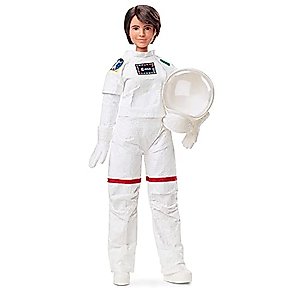 Barbie Signature Role Models ESA Astronaut Samantha Cristoforetti Doll (11.5-in Brunette) Wearing Realistic Spacesuit, Gift for 6 Year Olds and Up