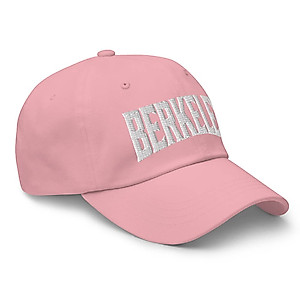 Merch Town Berkeley California CA Embroidered Dad Hat Pink