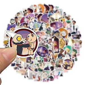 The owl House Stickers 100PCS Colorful Waterproof for Water Bottle Laptop Car Bike Luggage Guitar Skateboard
