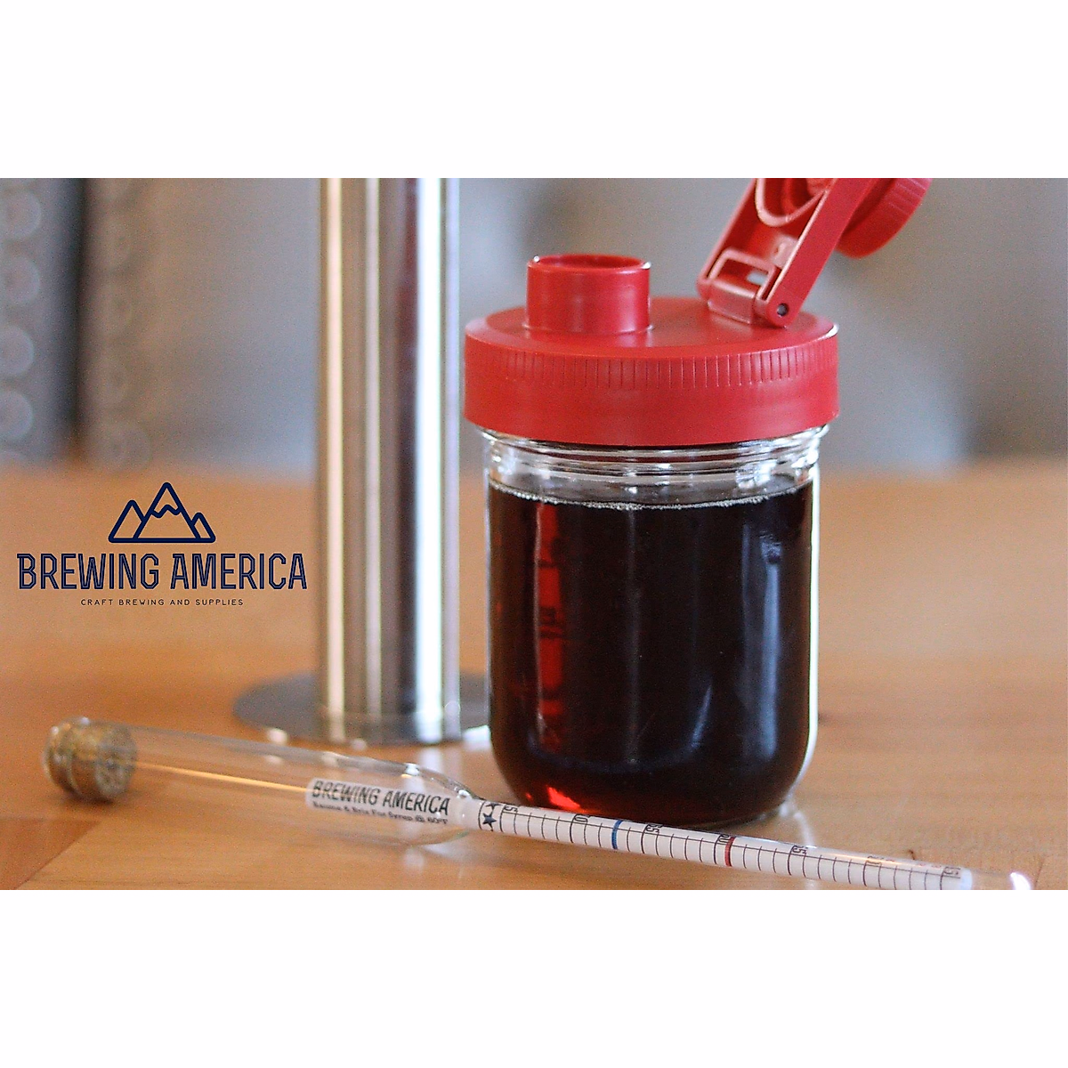 USA Made Maple Syrup Hydrometer Density Meter for Sugar and Moisture Content Measurement for Consistently Delicious Pure Syrup – Made in America - BRIX & Baume Scales - Easy Read Red Line Calibrated