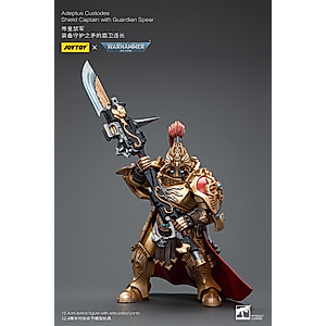 JoyToy Warhammer 40K: Adeptus Custodes Shield Captain with Guardian Spear 1:18 Scale Action Figure