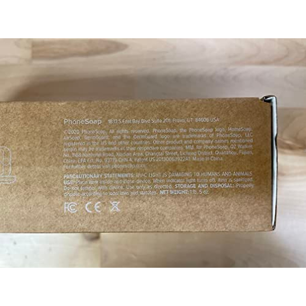 PhoneSoap Basic Cell Phone UV Light Sanitizer Box | Patented and Clinically Proven 360 Degree UV Light Sanitizer | Disinfects More Than Just Phones | Black