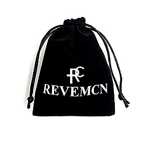 REVEMCN Stainless Steel Jesus Cross Pendant Necklace for Men Women 20-24 Inches Rolo Chain Christian Gifts for Men Faith