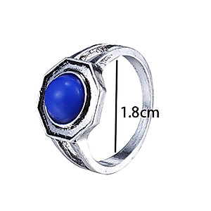 UoYu 21 pcs The Vampire Diaries Jewelry Set Vampire Family Ring Klaus Mikaelson's Ring for Fans Jewelry for Men Women