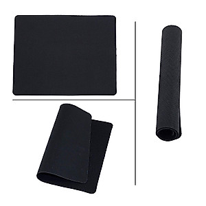 SaiTech IT 5 Pack 2mm Mouse Pad with Stitched Edges Non-Slip Rubber Base, Premium-Textured and Waterproof Mousepads Bulk, Mouse Pad for Computers, Laptop, Office & Home, 8.66 x 7.1 inch