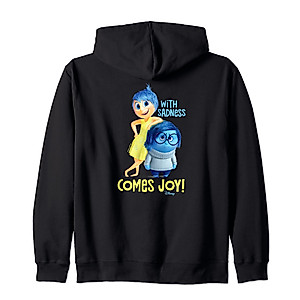 Inside Out - With Sadness Comes Joy! Zip Hoodie