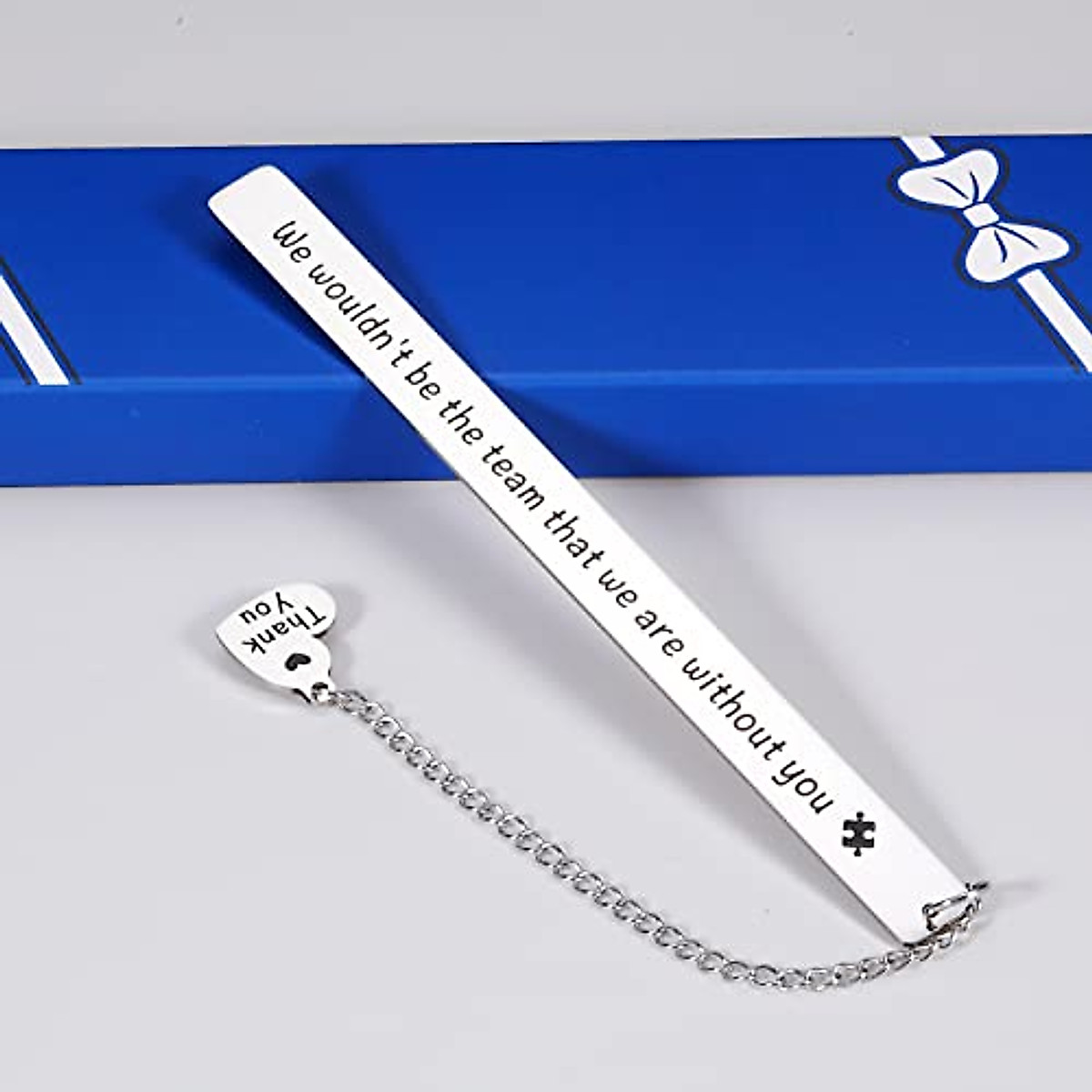 Thank You Gift Bookmark for Boss Leader Supervisor Mentor Christmas Birthday Bookmark Gifts for Colleague Coworker Friends Coach Going Away Leaving Retirement Office Thank You Memorial Gifts