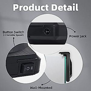 UPETTOOLS Fish Tank Chillers Fan,Aquarium Cooling Fan Cold Wind Chiller for Shrimp、Coral、Tropical and Sea Fish Tank（7-15Gal）