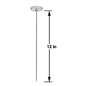 Reotemp 12 Inch Soil & Compost Thermometer with Digital Composting Guide, 32-178 Fahrenheit and Celsius