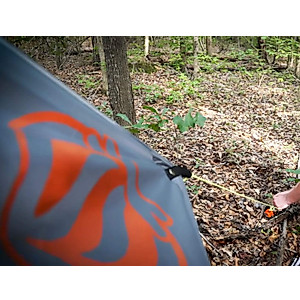 BATTLBOX 12’ x 9.5’ Multi-Purpose Weatherproof Tarp - Rip and Tear Proof Grommets and Reinforced Edges, Corners - Durable Tent Tarp, Rainfly and Shelter Cover - Compact Lightweight Camping Hiking Tarp