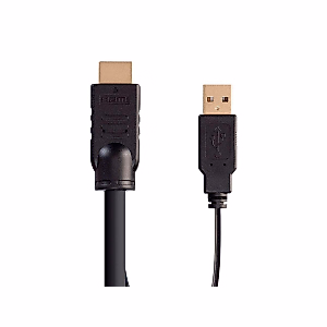 Monoprice - 136645 HDMI USB Combo Cable - 10 Feet, 4K@60Hz, High Dynamic Range (HDR) for KVM Switches - Switch Series Black