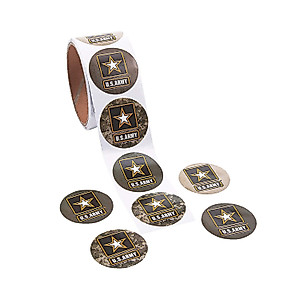 Fun Express - Us Army Stickers - Stationery - Stickers - Stickers - Roll - 1 Piece