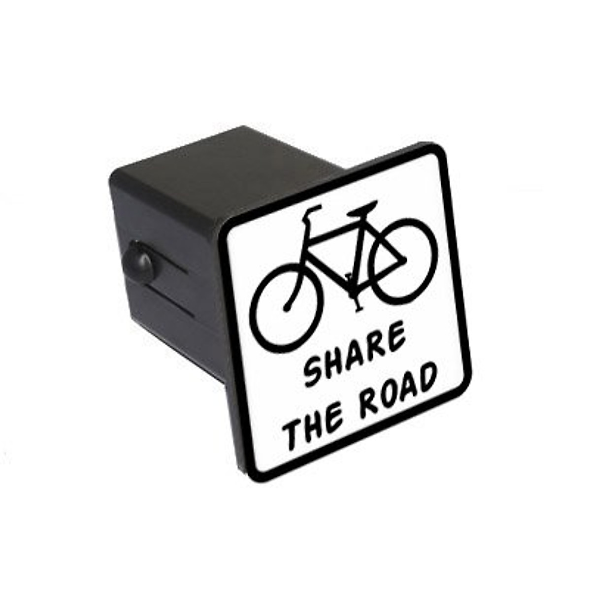 Bicycle - Share The Road Tow Trailer Hitch Cover Plug Insert 2"
