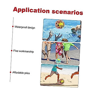 Alasum 5pcs Pool Ball Clear Beach Balls Inflatable Balls for Kids Beach Balls for Kids Plastic Beach Balls Toddlers Beach Balls Inflatable Pool Toys Beach Water Ball Float Ball Soft Toy