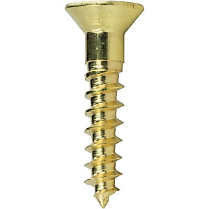 #3 x 1/2 Flat Head Countersink Solid Brass Wood Screws Phillips Drive Qty 100