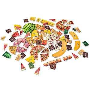 Junior Learning Food Fractions - Learn Fractions The Yummy Way, Multi