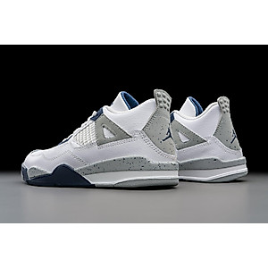 Jordan Preschool Air 4 Retro PS BQ7669 140 Midnight Navy - Size 11.5C